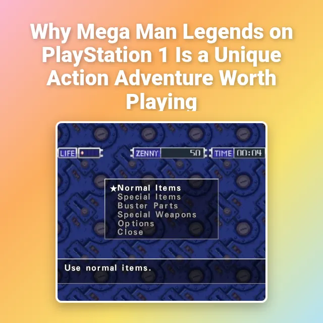 Discover Mega Man Legends on PlayStation 1 - A Unique Action Adventure